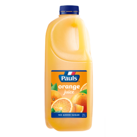 Pauls Prem Juice 2L - 100% ORANGE