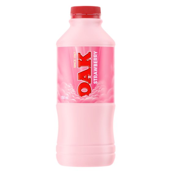 OAK Flavoured Milk 750ml - STRAWBERRY